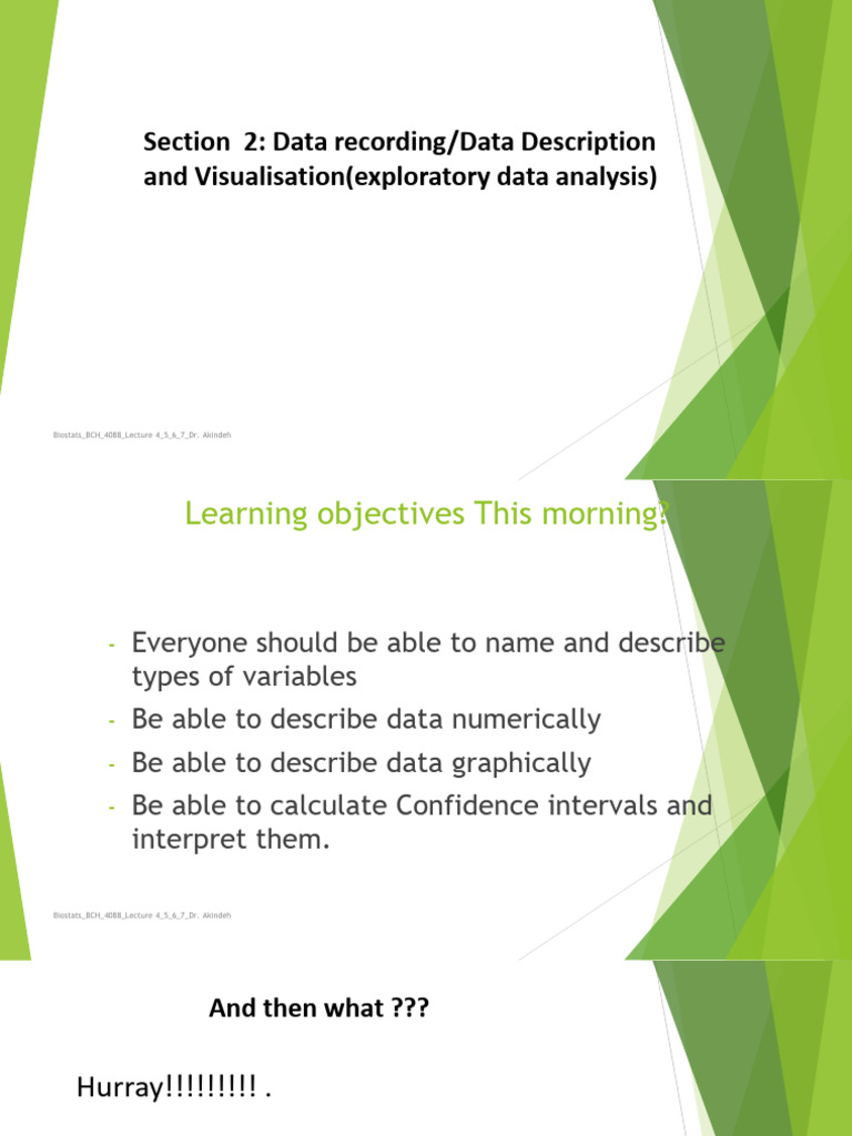 Lecture4 5 6 7 BCH 4088 2022 | PDF | Confidence Interval | Standard Error