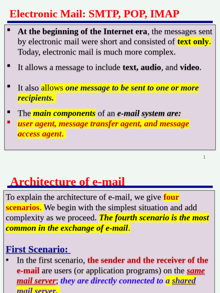 Understanding SMTP Architecture | PDF | Internet | Internet Standards