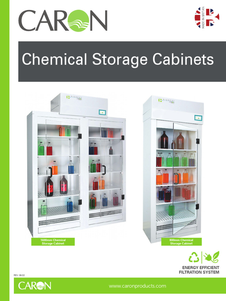 Chemical Storage - Caron-REV02 | PDF | Laboratories | Filtration
