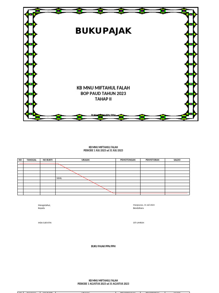 Adm Buku Pajak | PDF