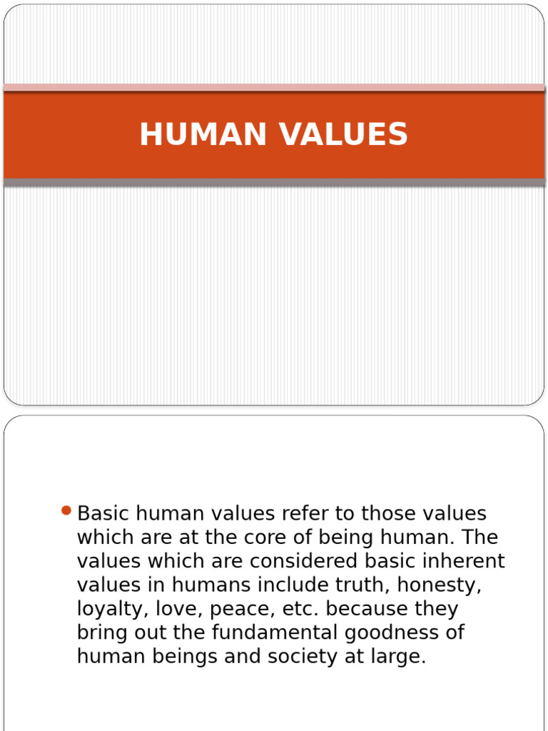 Universal Human Values | PDF | Courage | Happiness