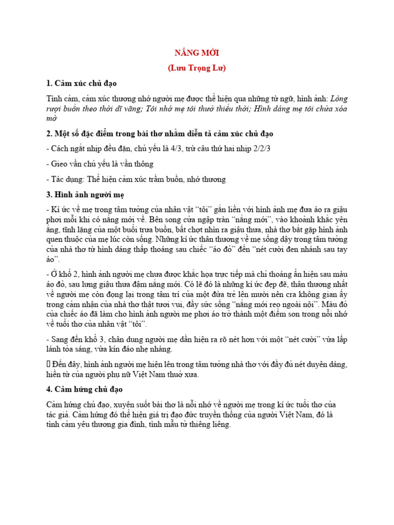 6 Nang Moi - Luu Trong Lu f7fcf | PDF