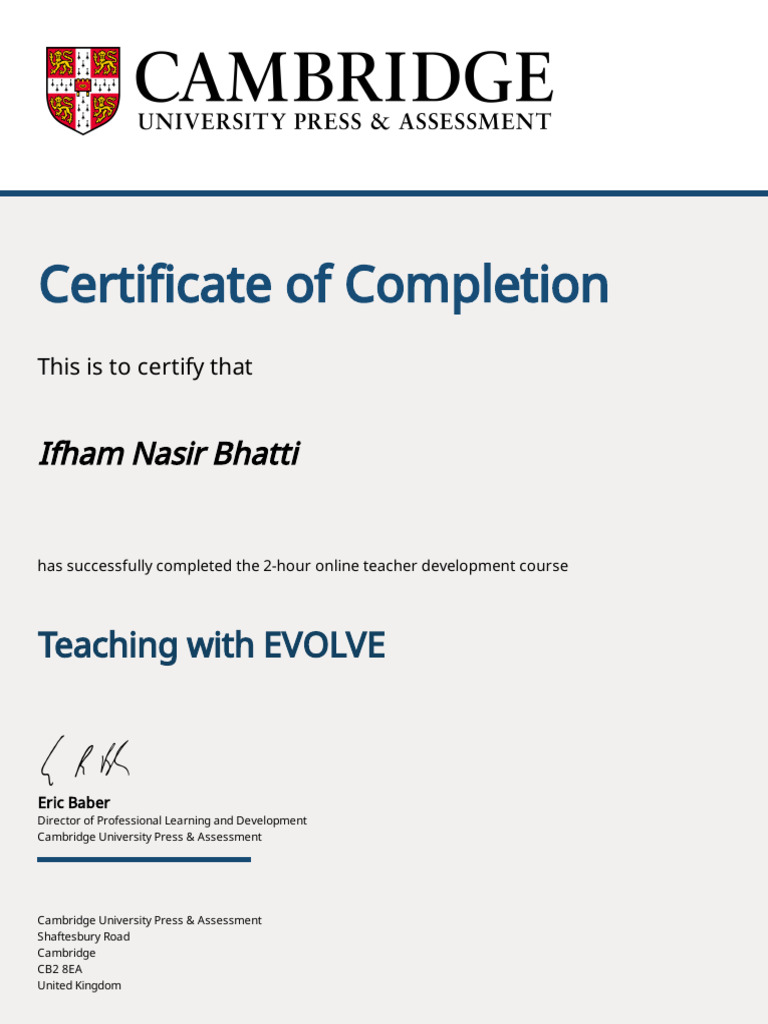 TW Evolve Course Completion Certificate 1740832036346 | PDF