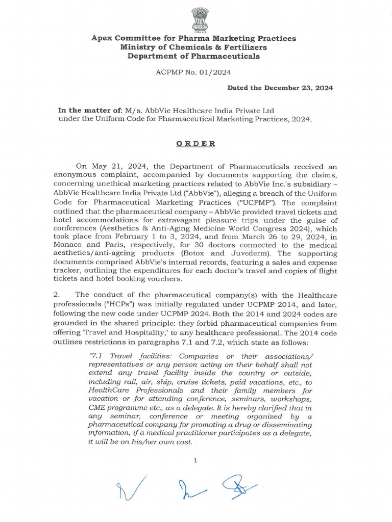 Apex Committee Order Dated 23.12.2024 | PDF