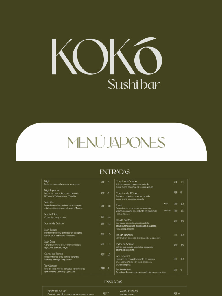 Koko Sushi 1 | PDF
