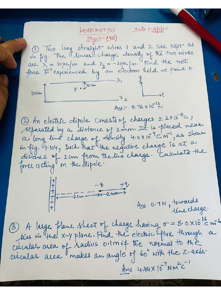 Physics Worksheets | PDF