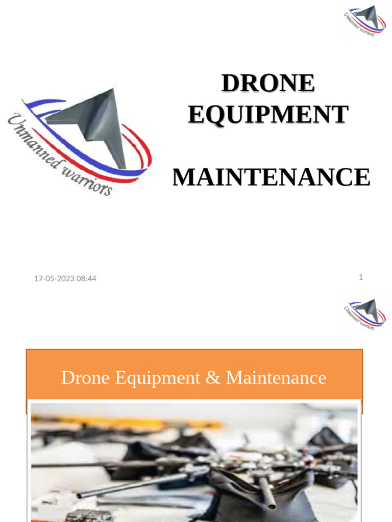 Drone Equipment Maintenance Checklist | PDF | Unmanned Aerial Vehicle ...