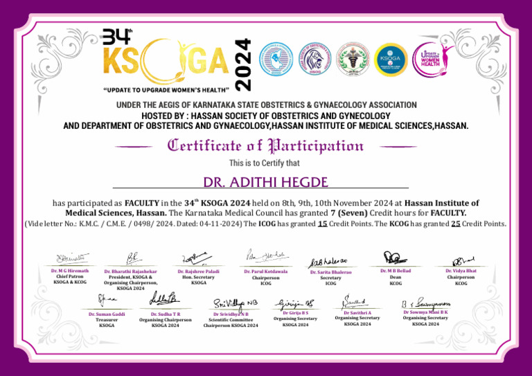 Ksoga 2024 Faculty Certificate-004 | PDF