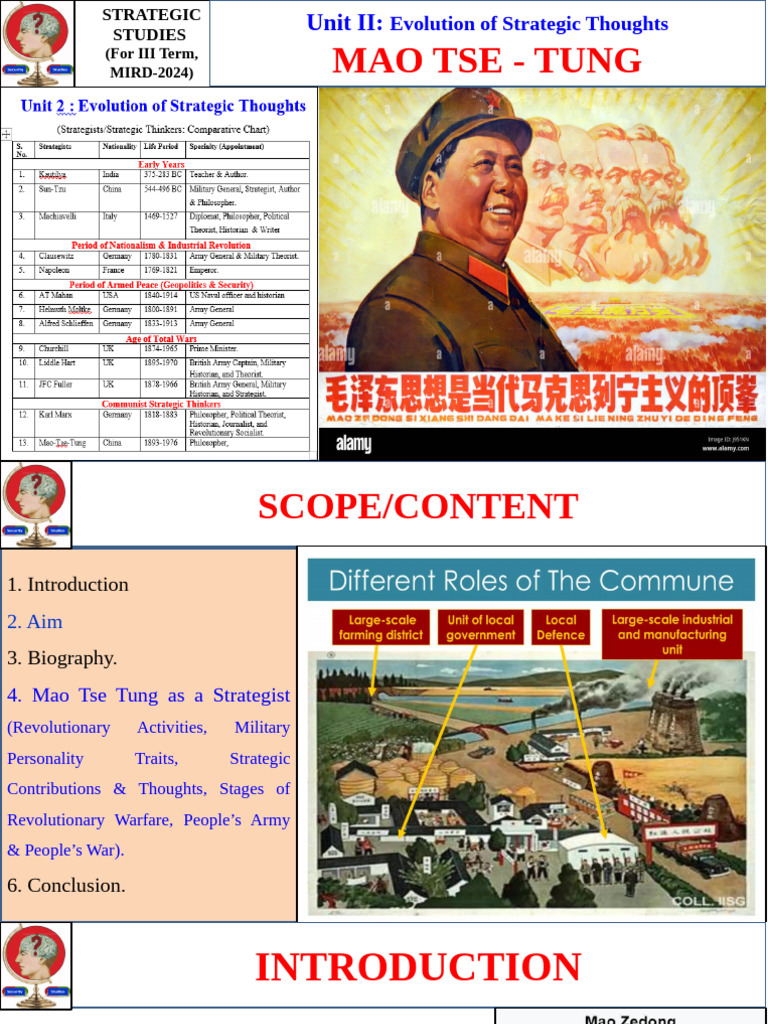 Mird Iii - Strat Studies - Unit 2 C Mao Tse Tung | PDF | Mao Zedong ...