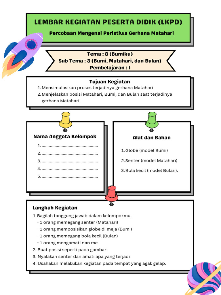 LKPD Tema 8, ST 3. PB1 | PDF