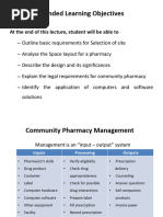 Pharmacy Layout Design Guide | PDF | Pharmacy | Prescription Drugs