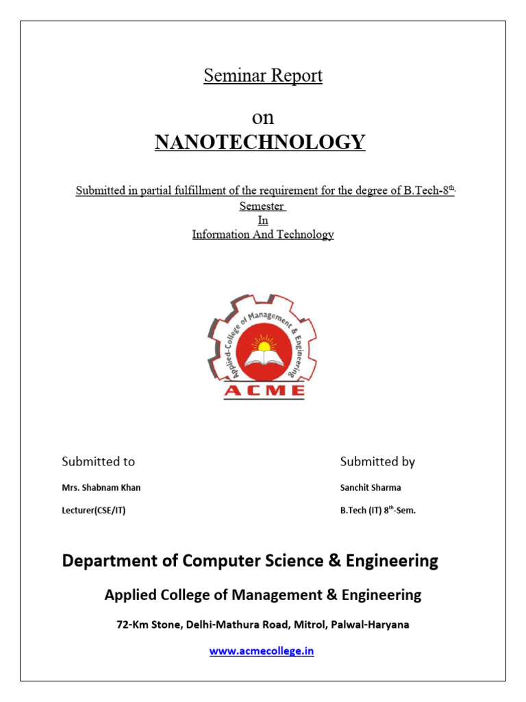 Iron Filings in Scanning Tunneling Microscopy | PDF | Nanotechnology ...