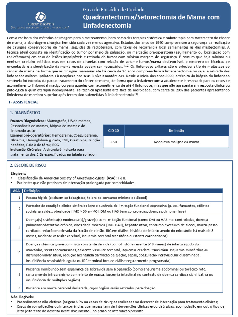 Quadrantectomia-Setorectomia-de-Mama-com-Linfadenectomia (1) | PDF | Câncer de mama | Câncer