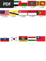 Asian Countries and Their Capitals | PDF