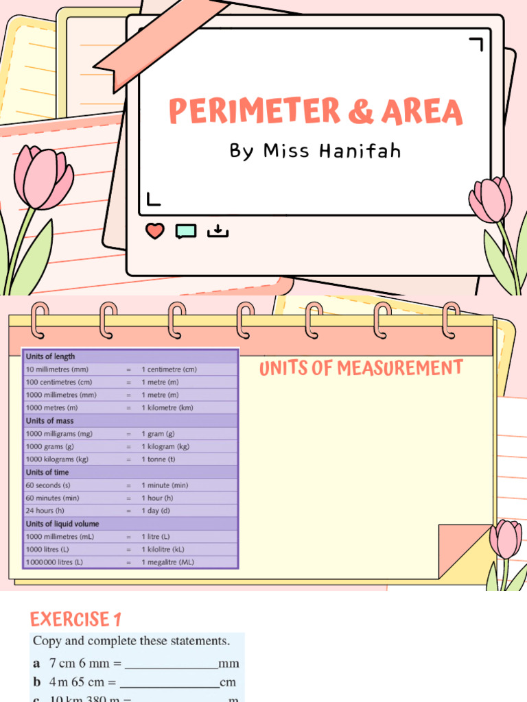Area and Perimeter | PDF