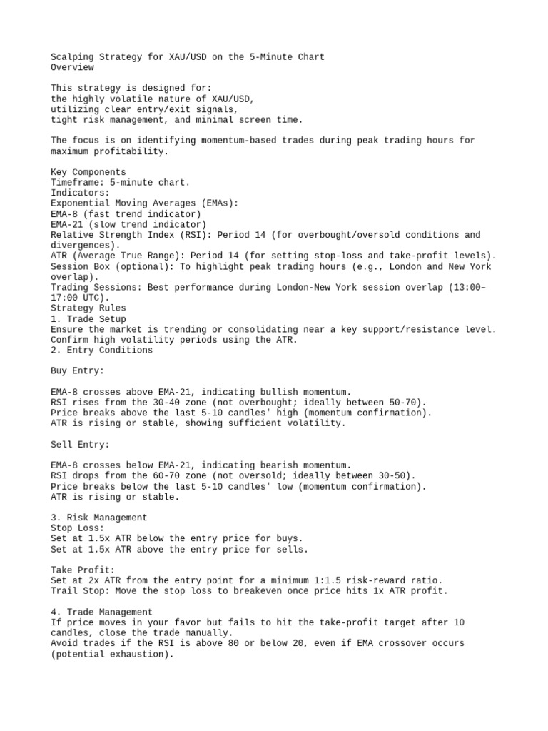 Scalping Stratigy | PDF