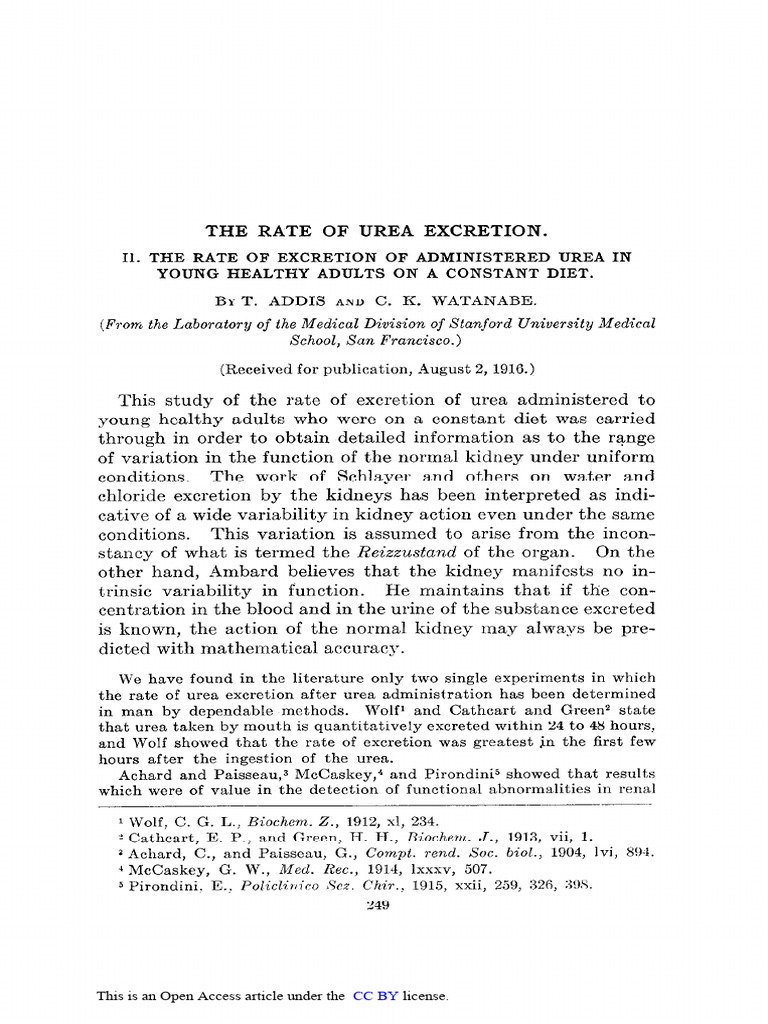 1 s2.0 S0021925818869113 Main | PDF | Urea | Urine