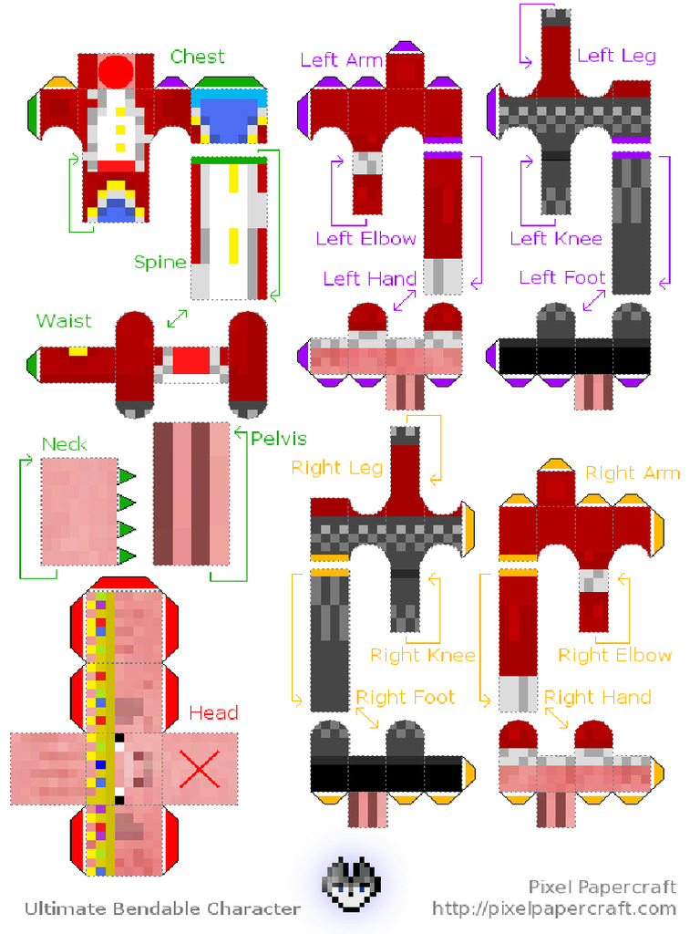 Minecraft Bendable Character (10) | PDF