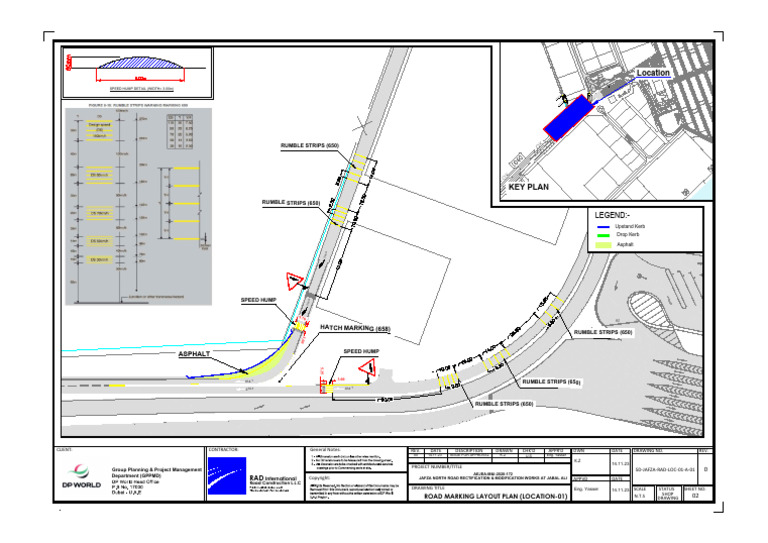 01 - Road Marking Layout (Location-01) | PDF