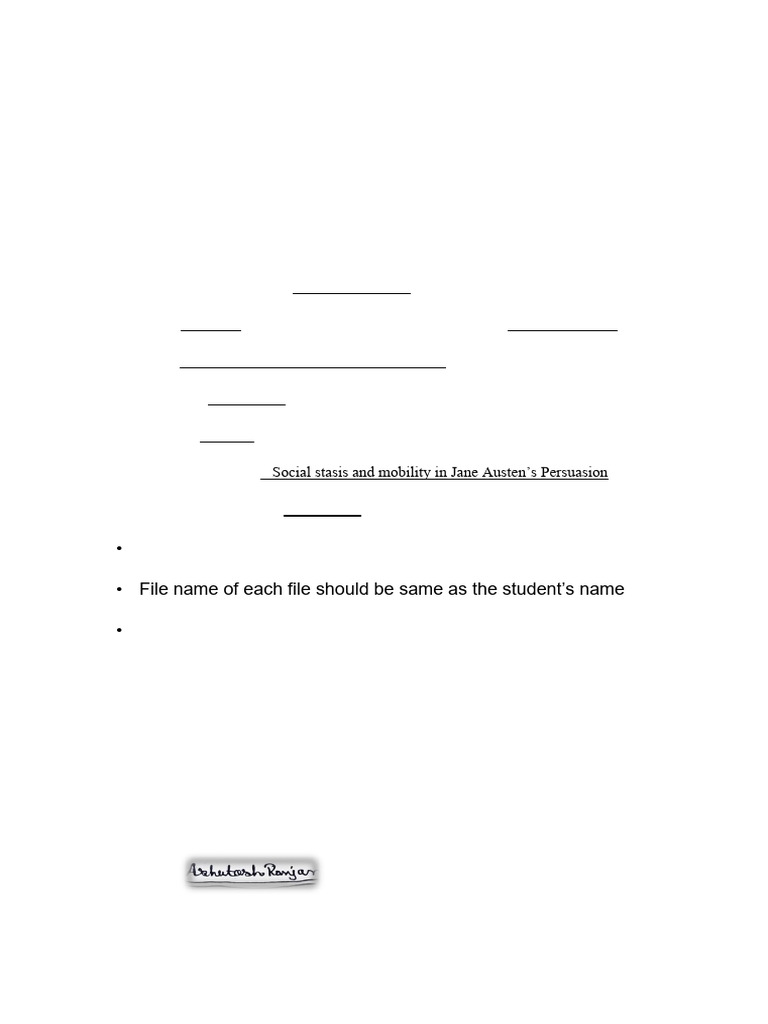 AShutosh Ranjan - Fiction - 120351104 | PDF | Persuasion (Novel)