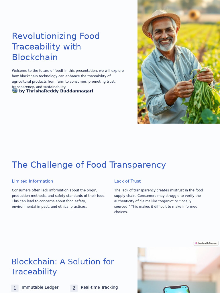 Revolutionizing Food Traceability With Blockchain | PDF | Agriculture ...