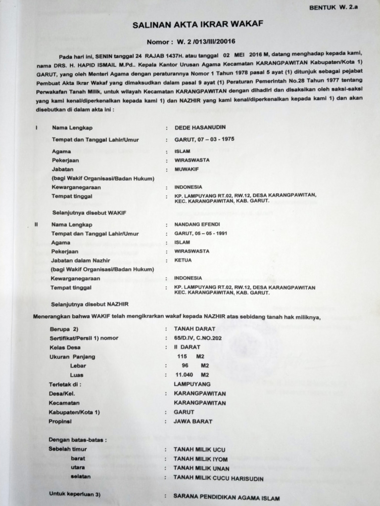 Wakaf | PDF