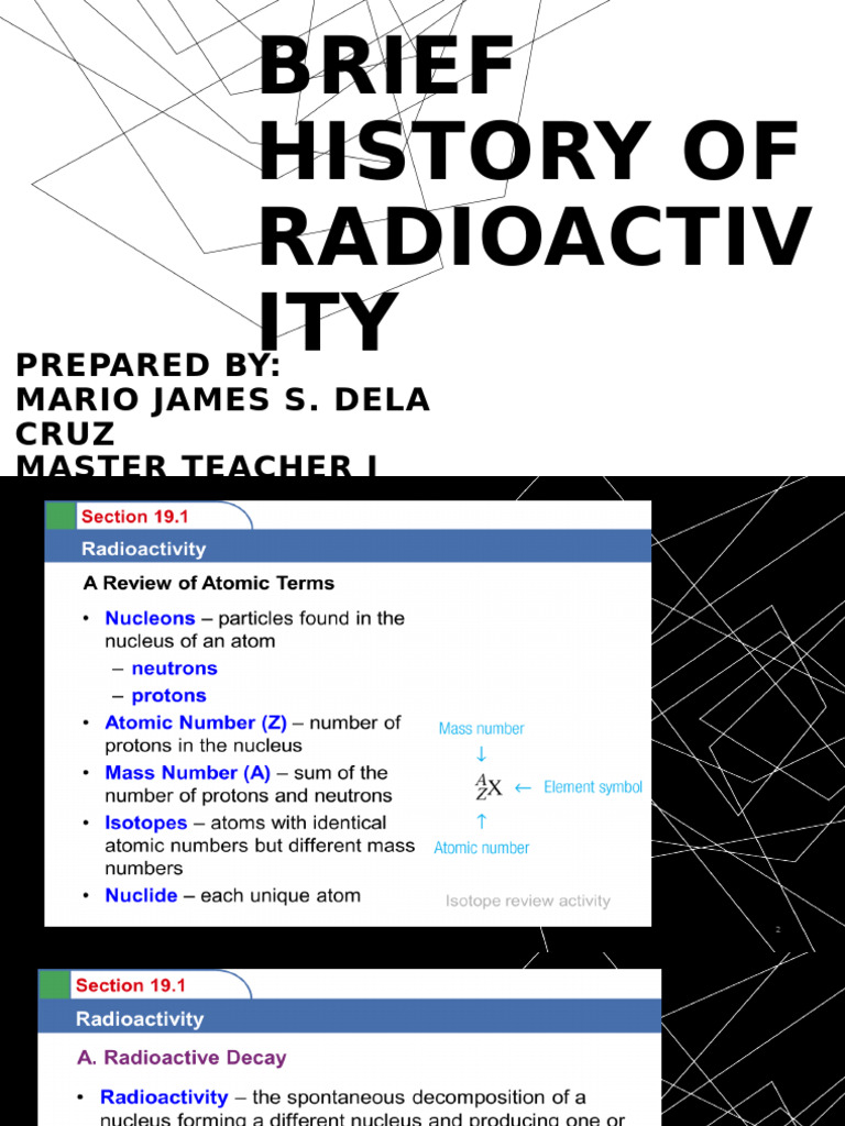 Lesson 1 Introduction To Nuclear Physics Without Video | PDF