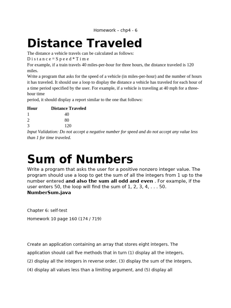 Homework Loop Array | PDF