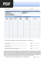 BLANK BACB-Monthly-Fieldwork-Verification-Form-Organization | PDF
