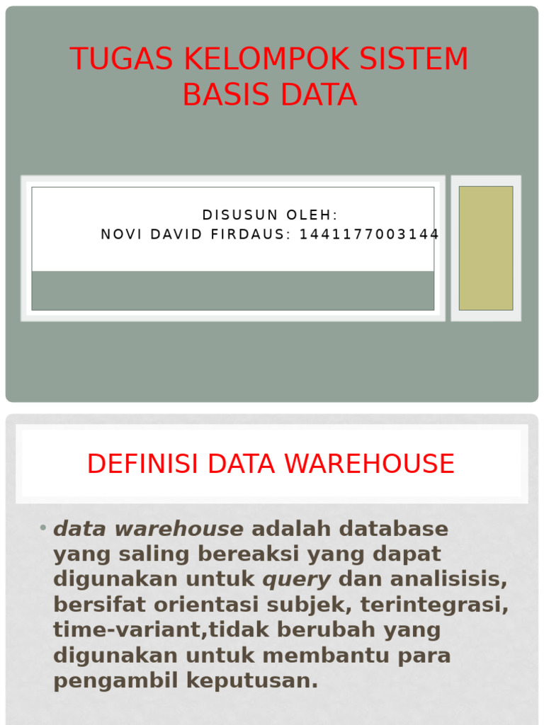 Tugas Sistem Basis Data | PDF