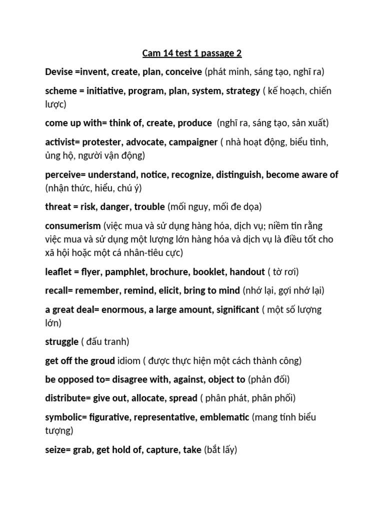 Cam 14 Test 1 Passage 2 | PDF