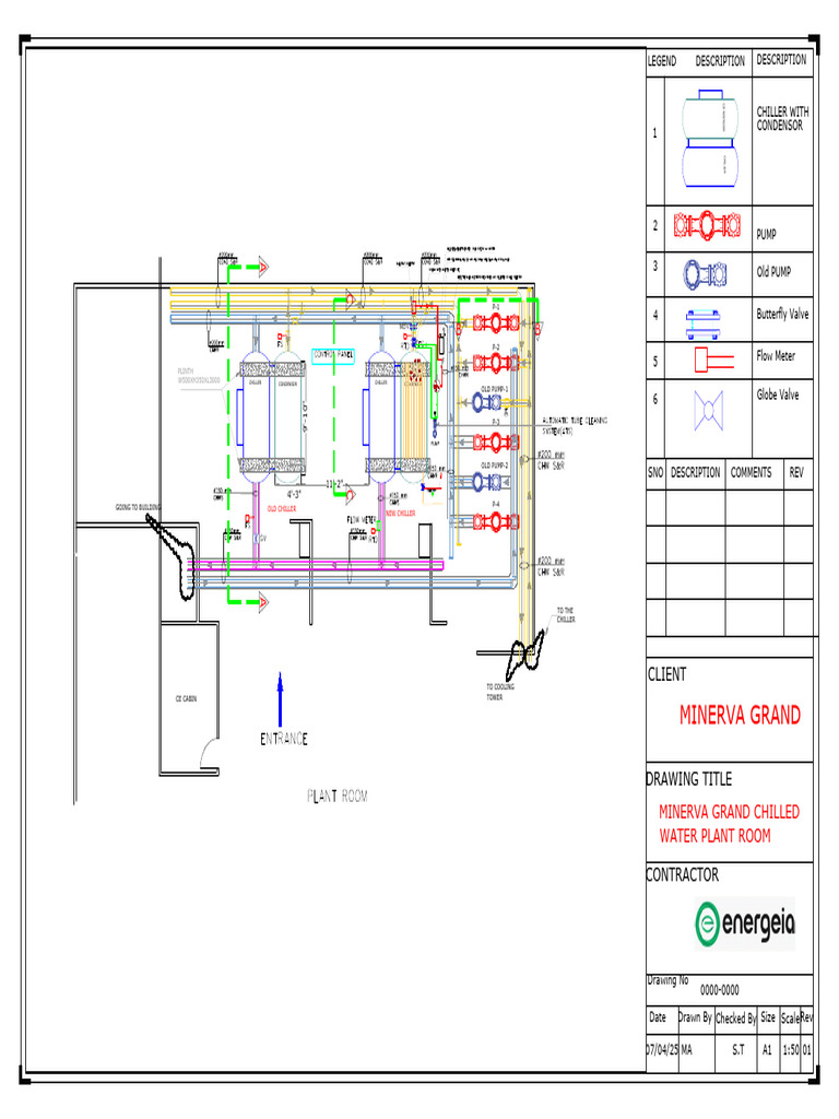 Minerva Grand Plant Room 10042025-PLANT LAYOUT | PDF | Machines ...