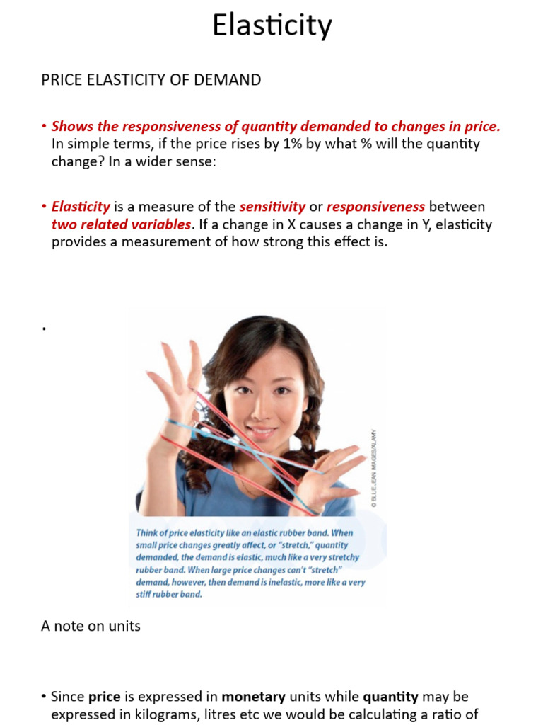 Price Elasticity of Demand Notes | PDF | Elasticity (Economics) | Demand