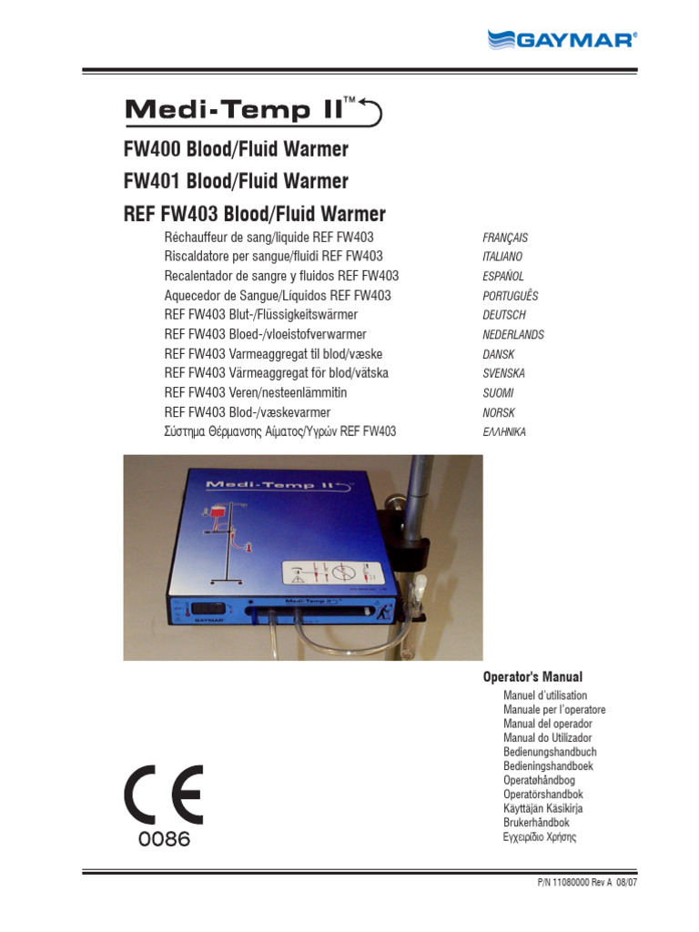 PDF Medi Temp II Units Mu | PDF | Bleach