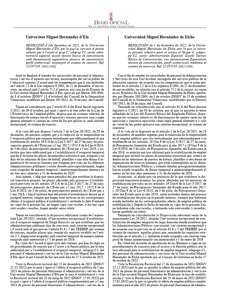 2022 - 11563 - Universidad UMH | PDF