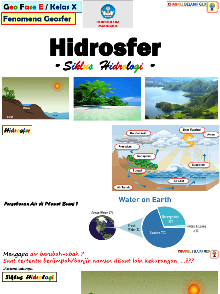 Hidrosfer (Siklus Hidrologi), PDF | PDF