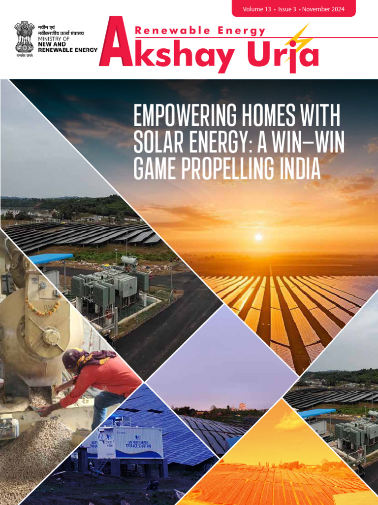 Nov 2024 Akshay Urja | PDF | Renewable Energy | Solar Power