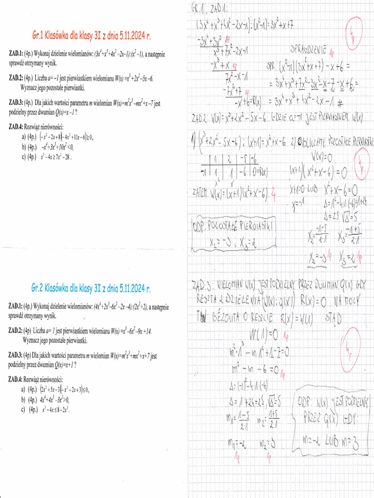 3i Wielomiany CZ2 | PDF