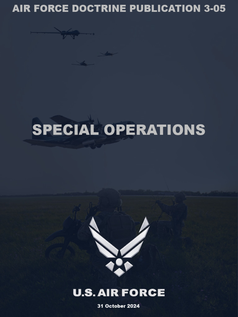 Air Force Special Operations Doctrine 2024 | PDF | United States Air ...