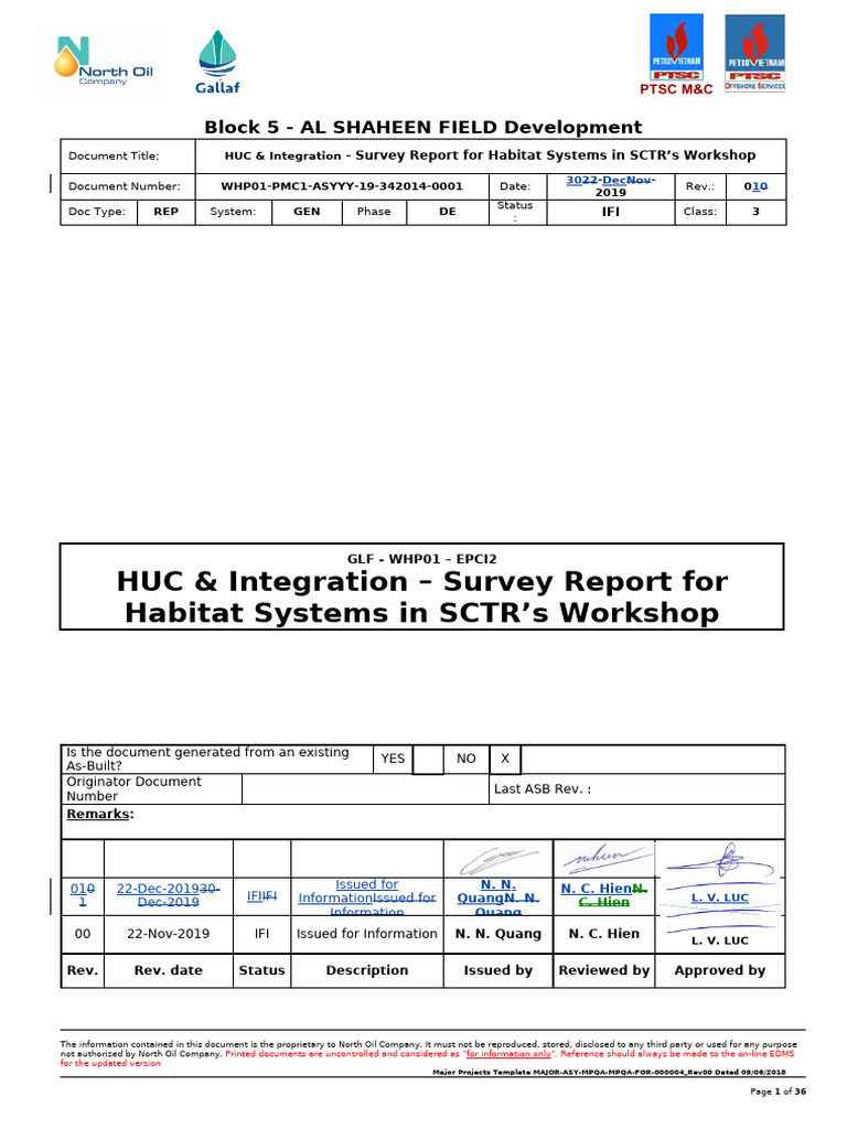 habitat chuẩn cho offshore dự án Qatar_rev01 | PDF | Building Engineering