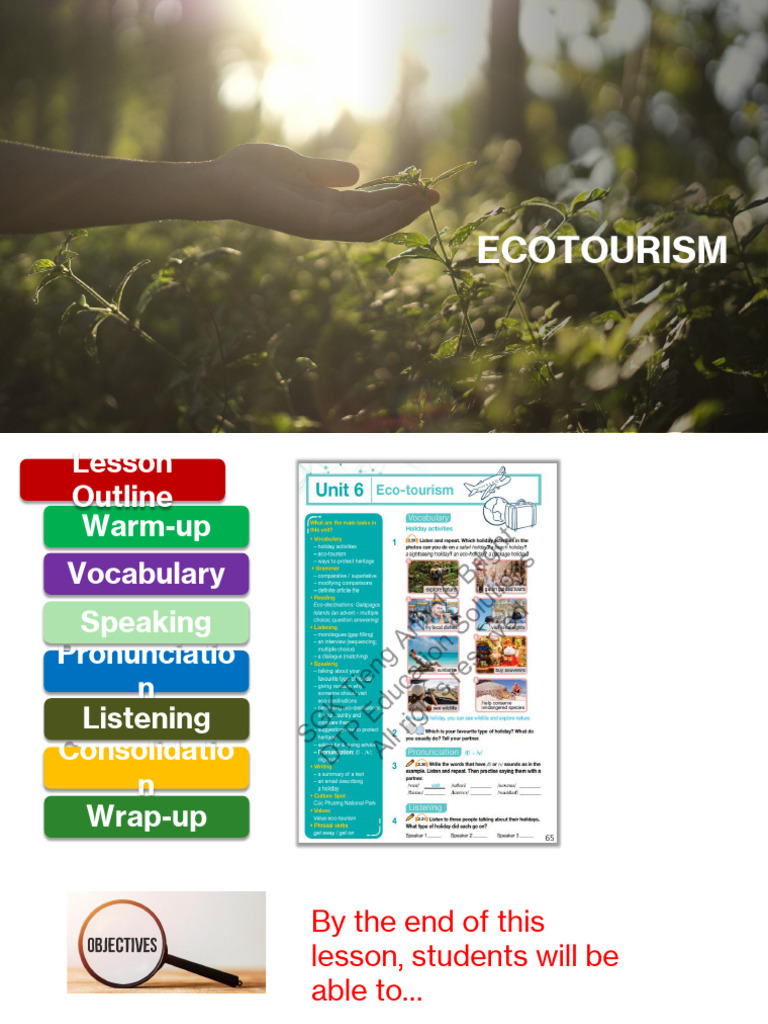 E10 - Unit 6 Ecotourism - Vocab Grammar | PDF | Adjective | Galápagos Islands