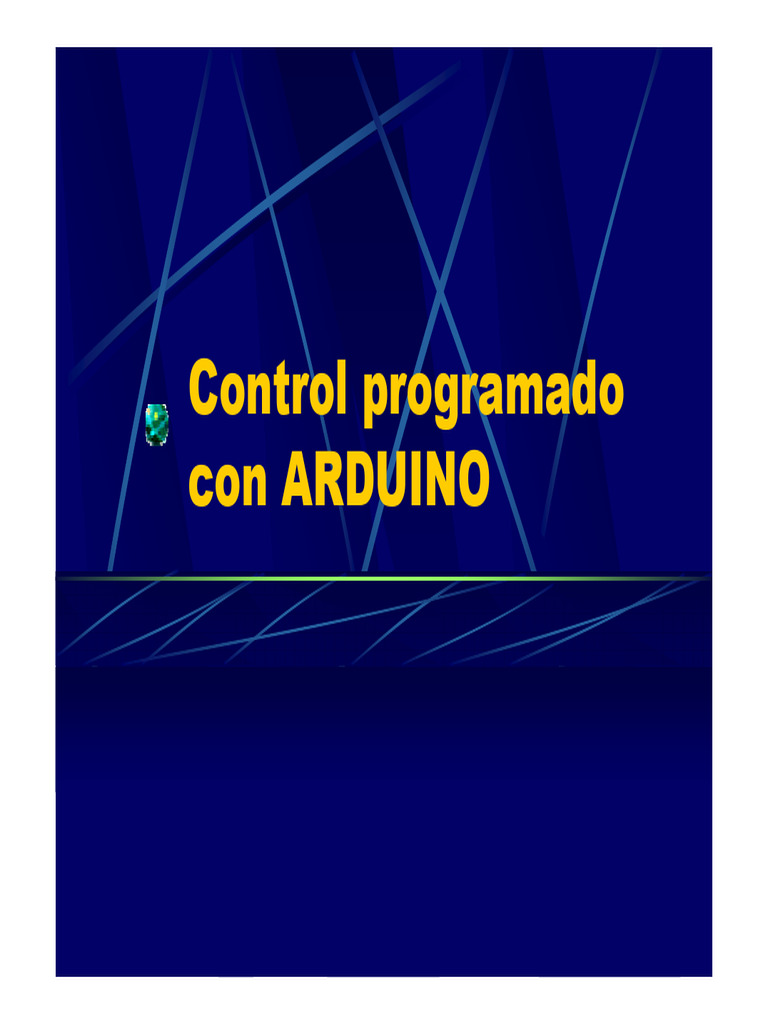 Arduino-programación-17-18-3º-ESO-presentación | PDF | Arduino | Microcontrolador