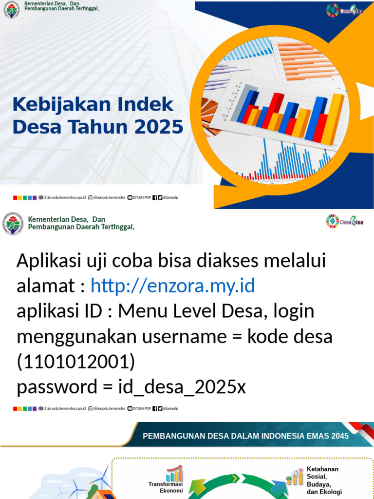 Kebijakan Indek Desa Tahun 2025 | PDF
