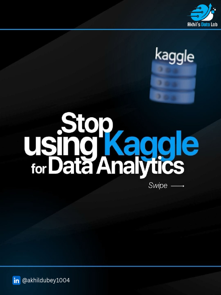 Stop Using Kaggle | PDF