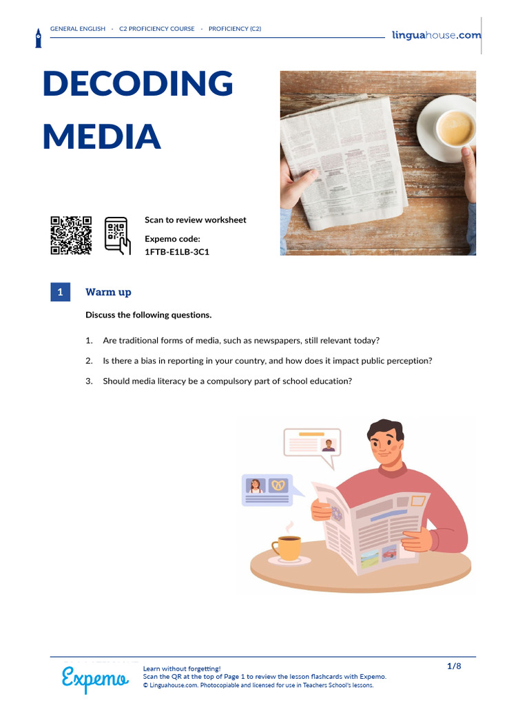 C2 Proficiency: Decoding Media Literacy | PDF | News | Literacy