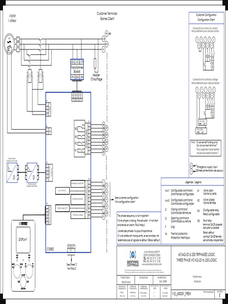 WD 630031 At&aq25-250 3PH Logic Positioner | PDF