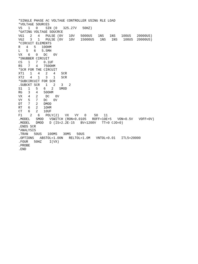 AC Voltage Controller | PDF