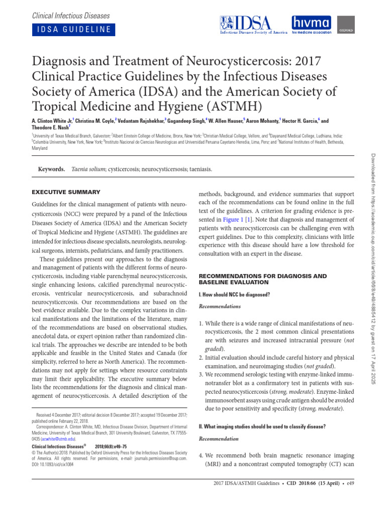 NEURO CYSTS | PDF | Elisa | Medical Specialties
