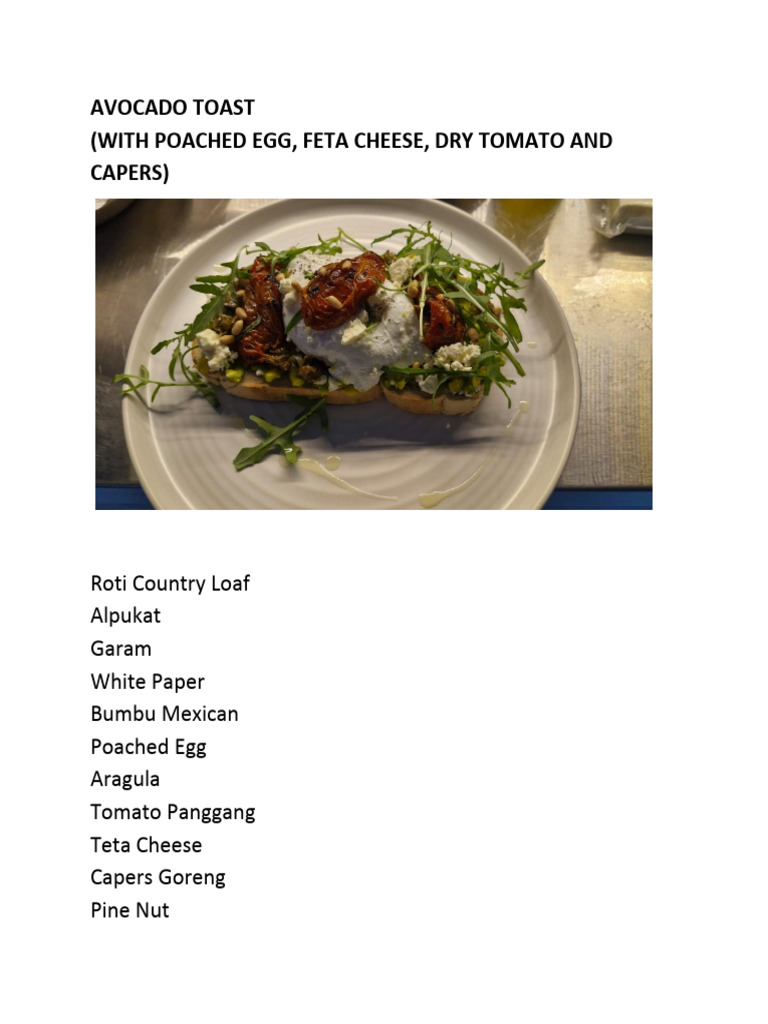 Avocado Toast | PDF