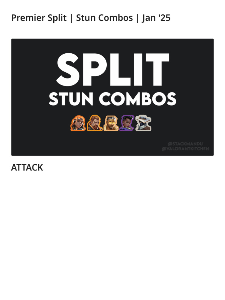 Premier Split - Stun Combos - Jan '25-2025041515084355 | PDF